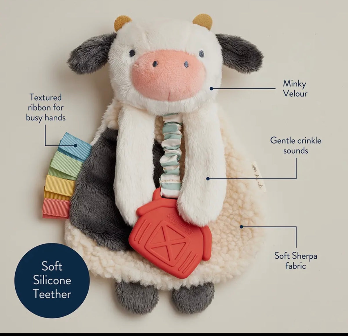Cameron the cow baby lovely toy – Six shooter boutique