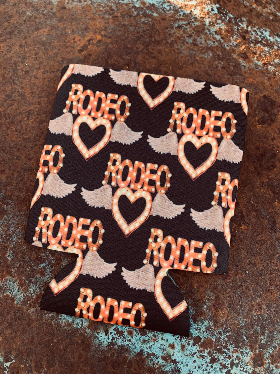 Rodeo rodeo drink koozie – Six shooter boutique